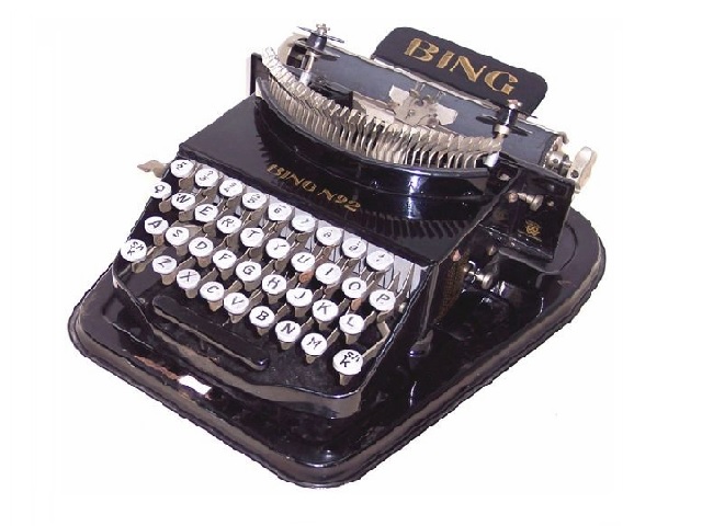 Bing No. 2 typewriter