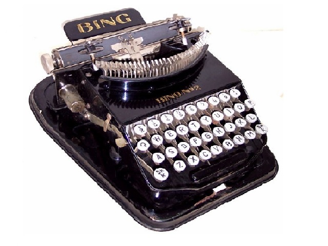 Bing No. 2 typewriter